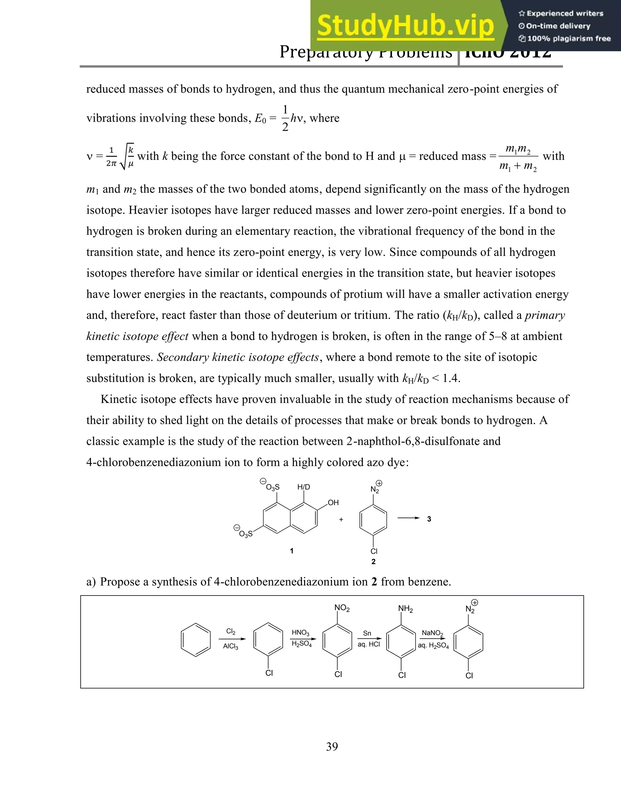 44Th International Chemistry Olympiad Preparatory Problems | PDF