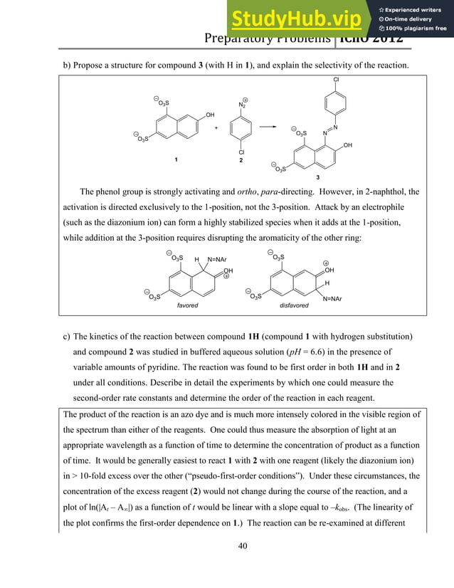 44Th International Chemistry Olympiad Preparatory Problems | PDF