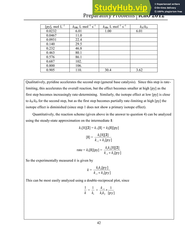 44Th International Chemistry Olympiad Preparatory Problems | PDF