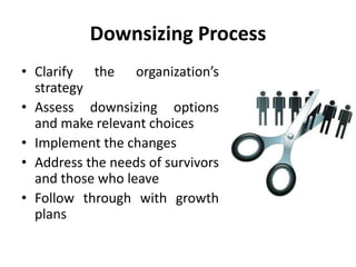 Down sizing structural od intervention - Organizational Change and ...