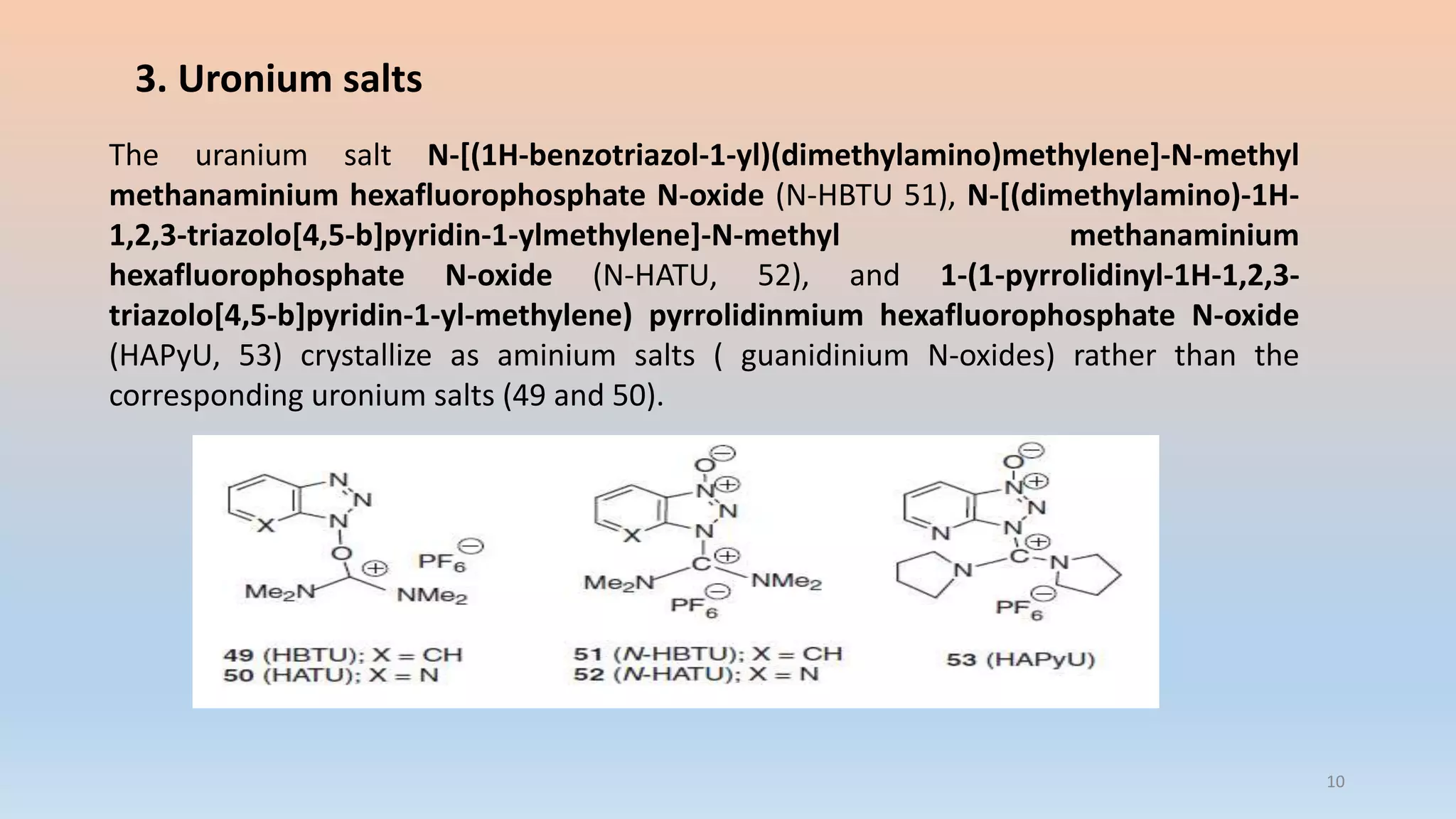 CHEMISTRY OF PEPTIDES [M.PHARM, M.SC, BSC, B.PHARM] | PPTX