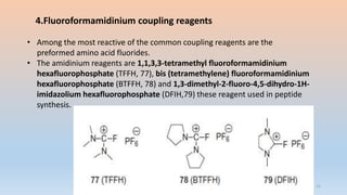 CHEMISTRY OF PEPTIDES [M.PHARM, M.SC, BSC, B.PHARM] | PPTX