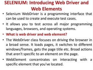 4&5.pptx SOFTWARE TESTING UNIT-4 AND UNIT-5 | PPT