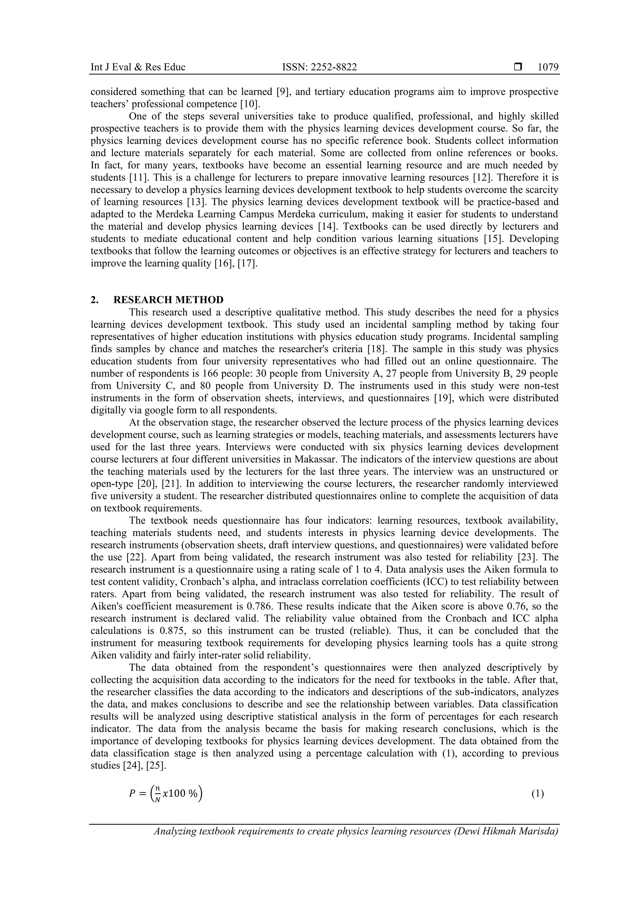 Analyzing textbook requirements to create physics learning resources | PDF