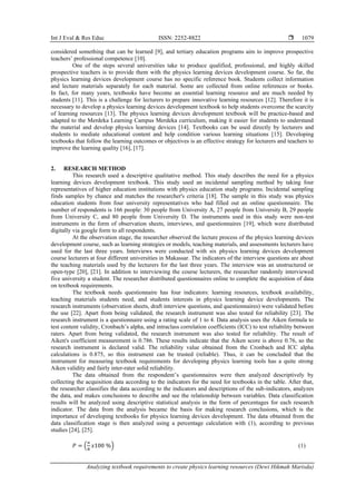 Analyzing textbook requirements to create physics learning resources | PDF