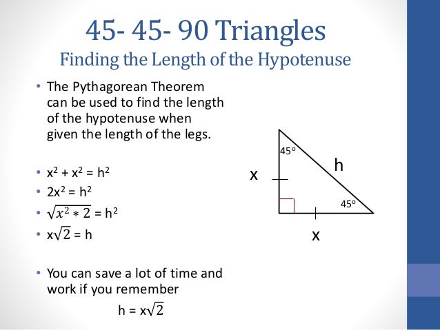 45 45 90 Triangles 45-45-90-triangles