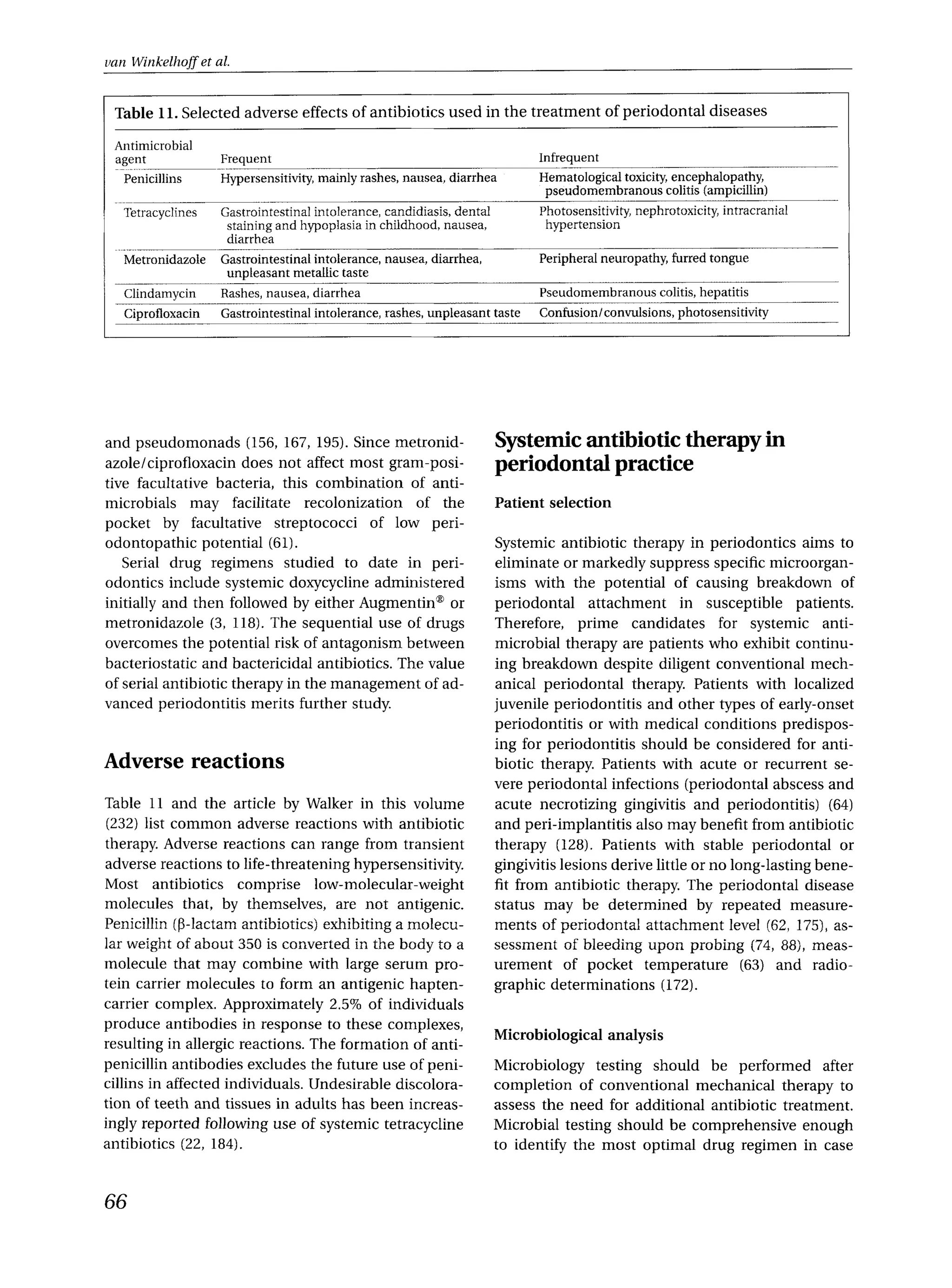 antibiotics in perio | PDF