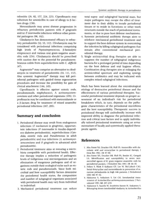 antibiotics in perio | PDF