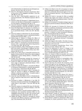 antibiotics in perio | PDF