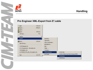 E³.series - E³.bridge CAD 3D Pro E | PPT