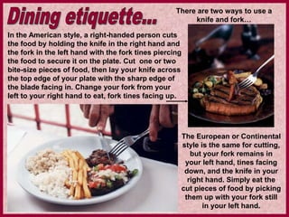 45- Meal- Service- and- Table- Etiquette | PPT