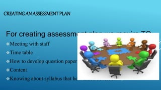 Planning for Assessment | PPTX