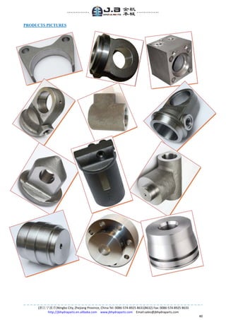 J.BM-Company introduction and Hydraulic cylinder components catalogue | PDF