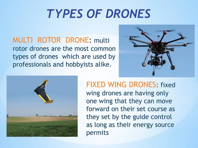PPT for drones introduction and UAV vahicle | PPT