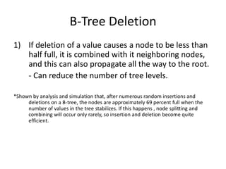 B-and-B-Tree-ppt presentation in data structure | PPT