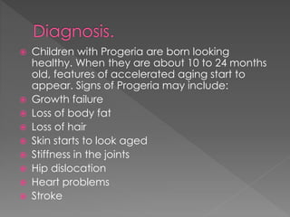 Progeria PPT 1……………………………………………………………….. | PPT
