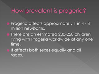 Progeria PPT 1……………………………………………………………….. | PPT