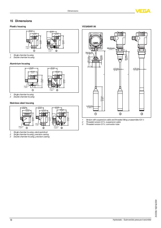 Submersible Pressure Transmitter for Level Measurement