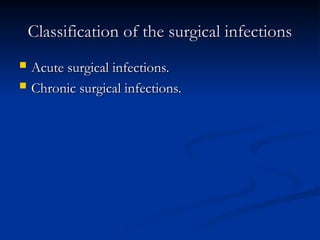 Purulent infection, Acute and Chronic . | PPT