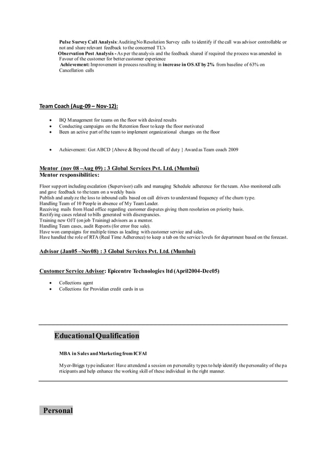 Resume-Harpalsingh | DOCX | Business Administration | Business