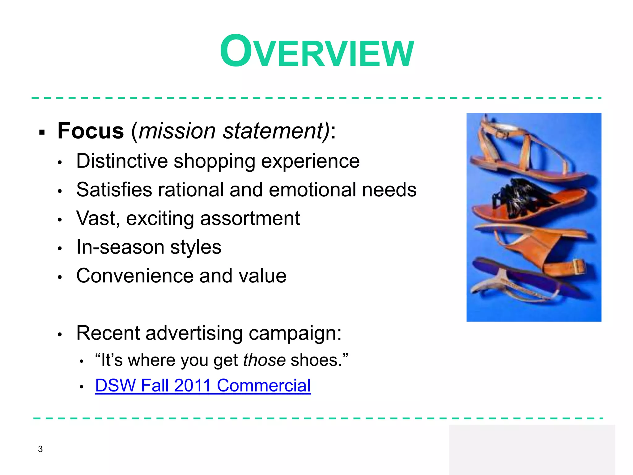 DSW Consumer Segmentation | PPTX