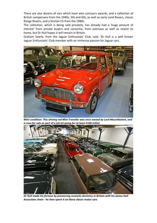 450 cars for £100m | PDF