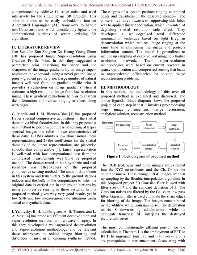Single Image Super-Resolution Using Analytical Solution for L2-L2 Algorithm | PDF