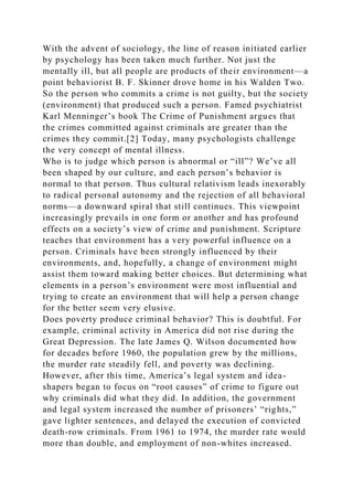 450 WORDS MINIMUM THREADAssignmentsIn the chapter Crime and.docx