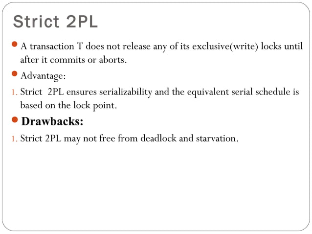 Concurrency Control Ppt Databases Computer Software And Applications