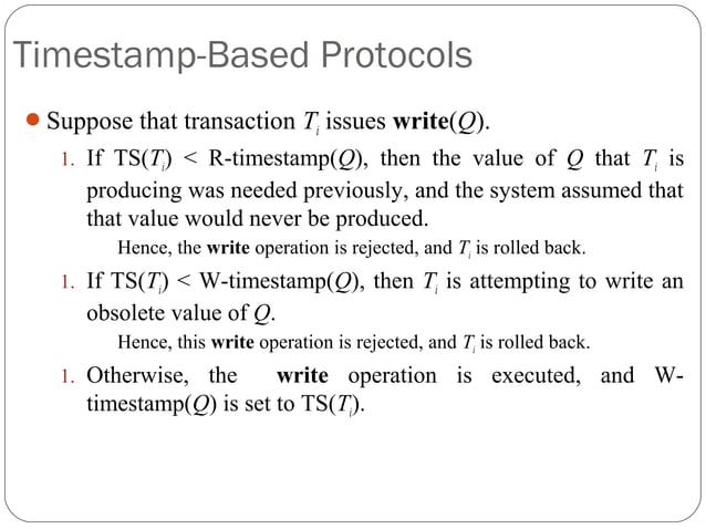 concurrency-control | PPT concurrency-control | PPT