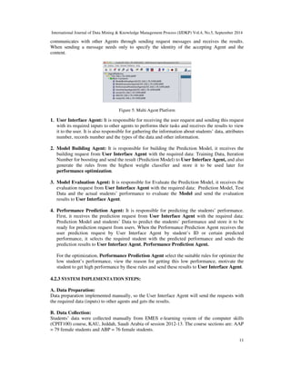 STUDENTS’ PERFORMANCE PREDICTION SYSTEM USING MULTI AGENT DATA MINING TECHNIQUE | PDF