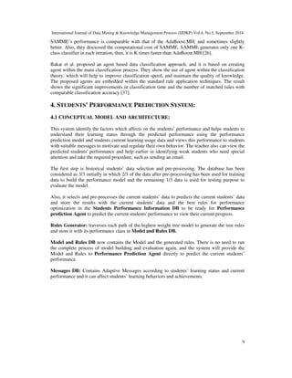 STUDENTS’ PERFORMANCE PREDICTION SYSTEM USING MULTI AGENT DATA MINING TECHNIQUE | PDF