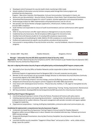 Resume-Amit 1.0 | DOC