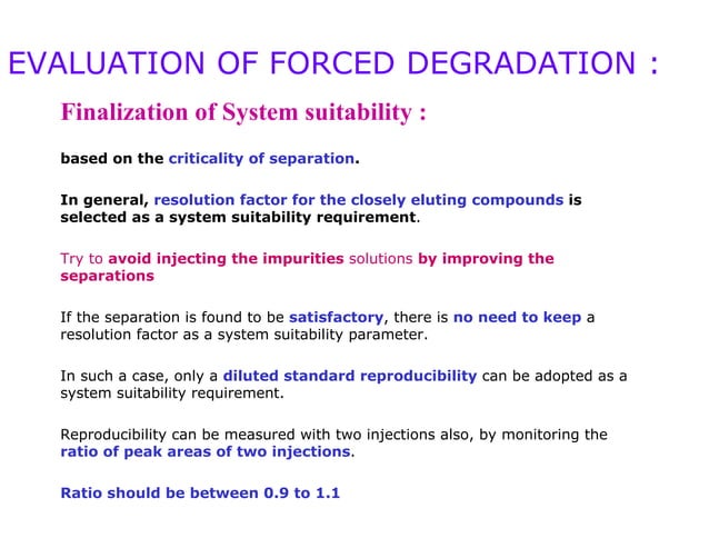 45160177 forced-degradation | PPT | Chemistry | Science