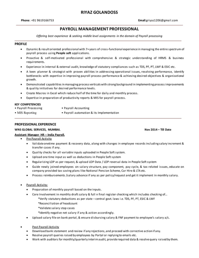 Riyaz Golandoss | PDF