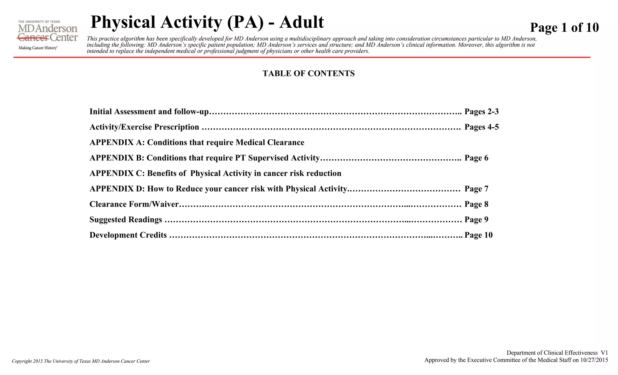 risk-reduction-physical-activity-web-algorithm | PPT