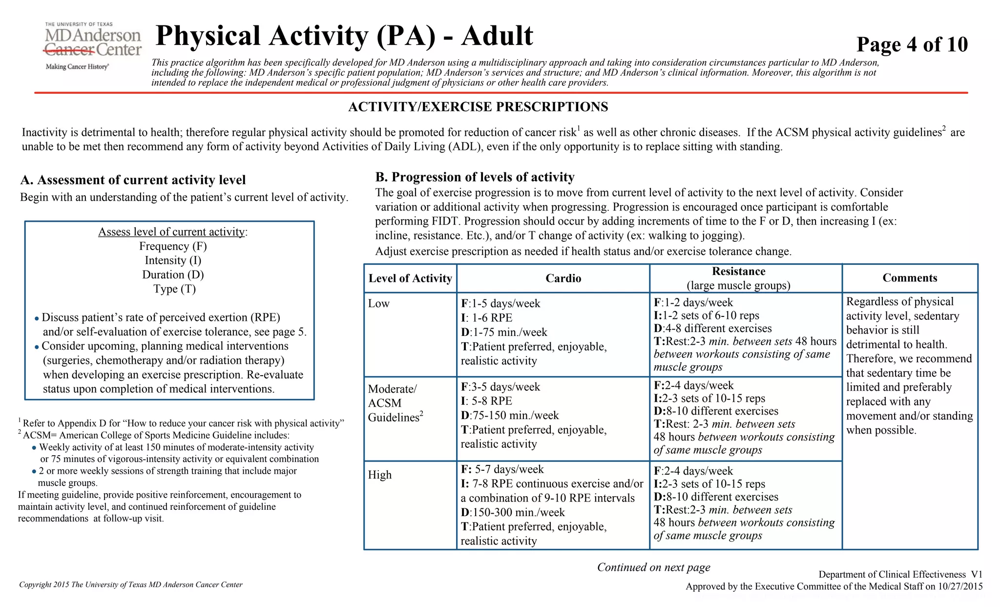 risk-reduction-physical-activity-web-algorithm | PPT