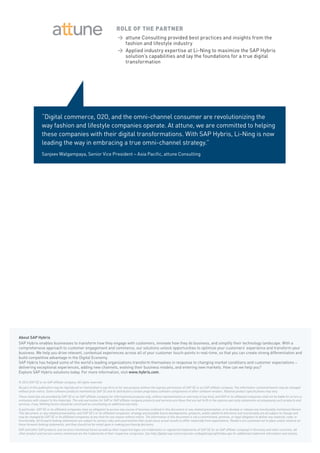 Li-Ning SAP Hybris | PDF