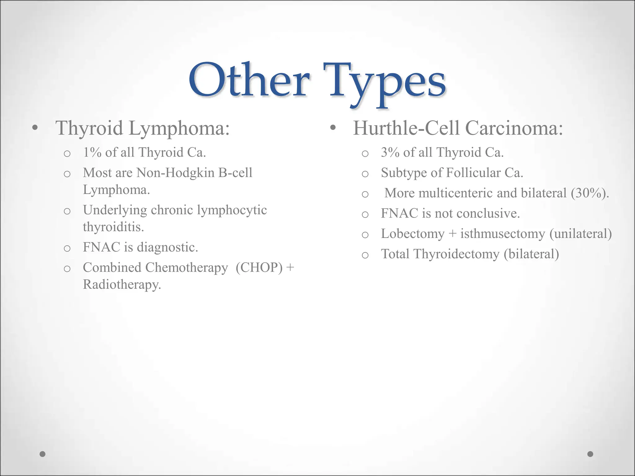 451 Thyroid cancer.ppt classification and treatment | PPT