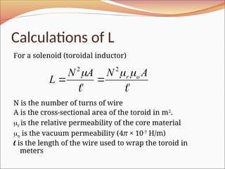 Basic Inductors power point presentation | PPT