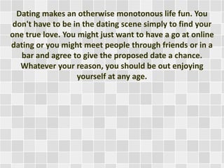 Top Tips For Dating | PPT