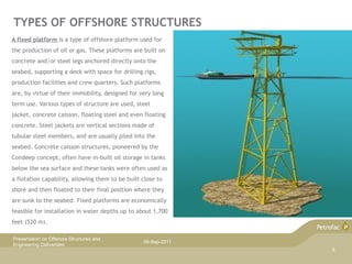 45218533-Presentation-Offshore-Structure | PPTX