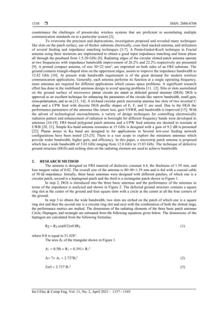 Design of wide band slotted microstrip patch antenna with defective ...