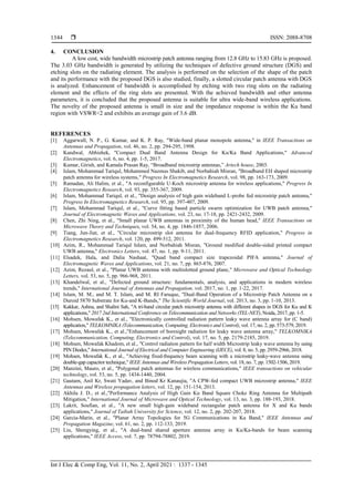 Design of wide band slotted microstrip patch antenna with defective ...