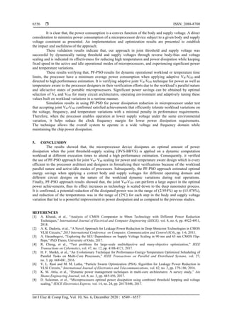 Multi-objective Pareto front and particle swarm optimization algorithms for power dissipation ...