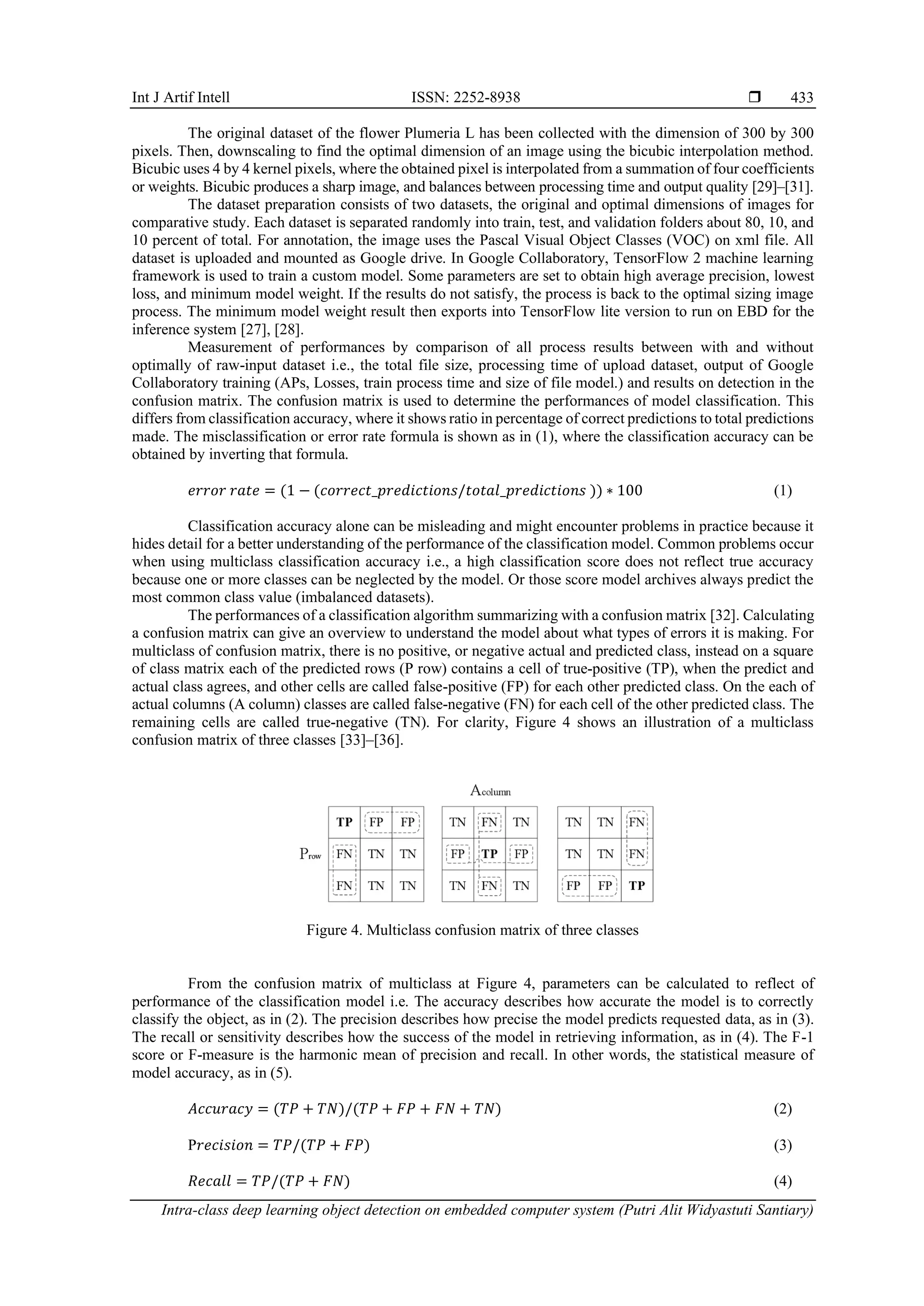 Intra-class deep learning object detection on embedded computer system | PDF