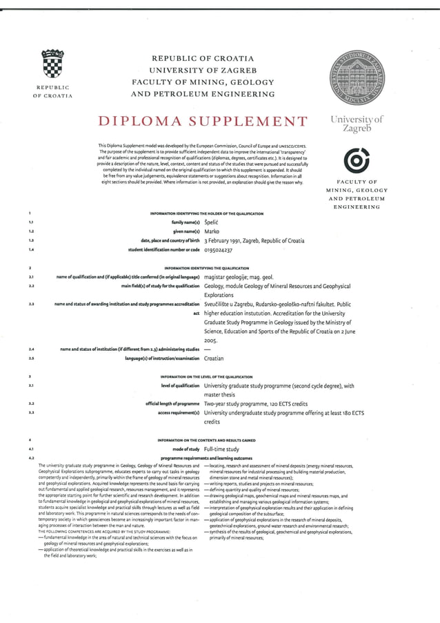 Diploma Supplement | PDF