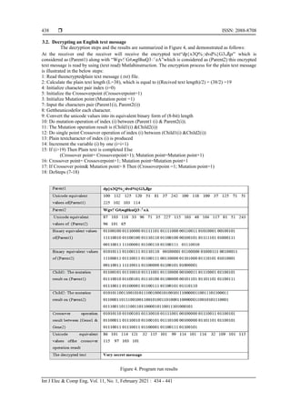 Features of genetic algorithm for plain text encryption | PDF