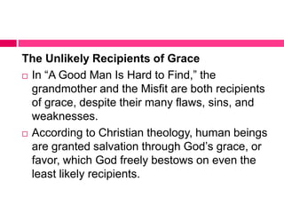 A good man is hard to find presentation on themes | PPT