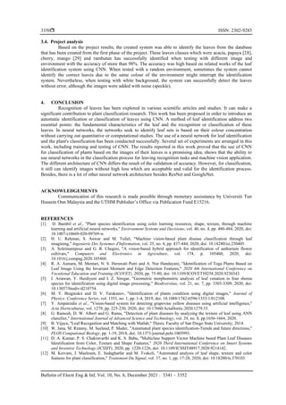 Plant leaf identification system using convolutional neural network | PDF